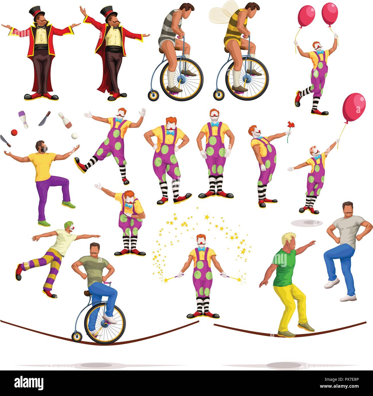 circus big set Stock Vector Image & Art - Alamy