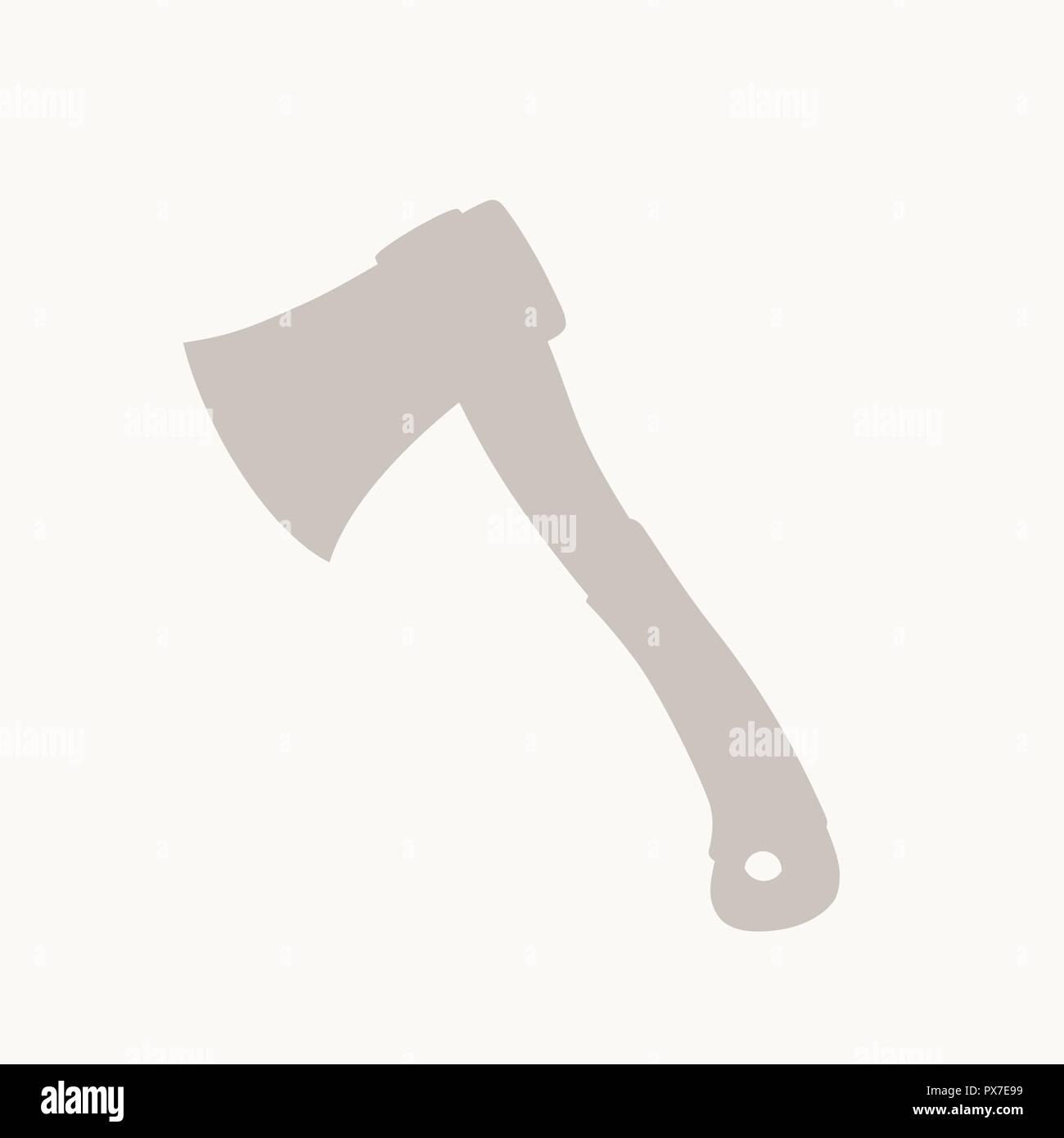 axe grey silhouette Stock Vector Image & Art - Alamy