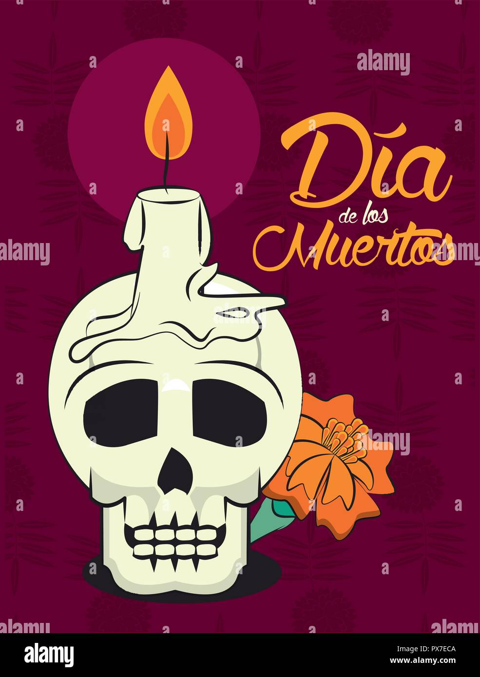 Day of the Dead card Stock Vector Image & Art - Alamy
