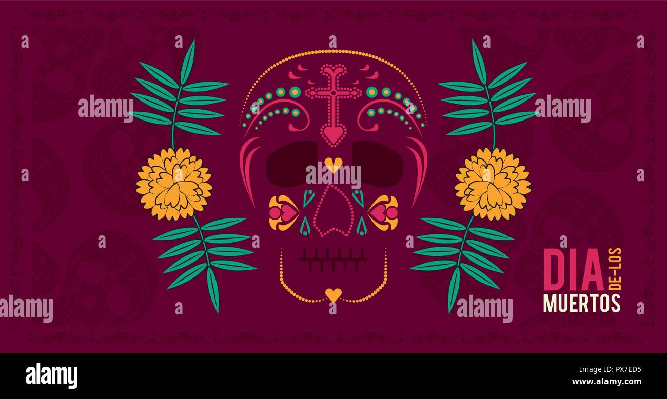 day of the dead banner Stock Vector Image & Art - Alamy