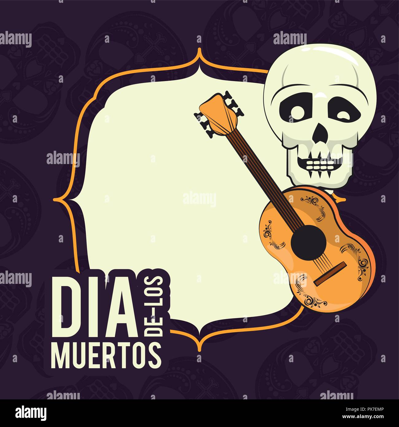 day of the dead frame Stock Vector Image & Art - Alamy