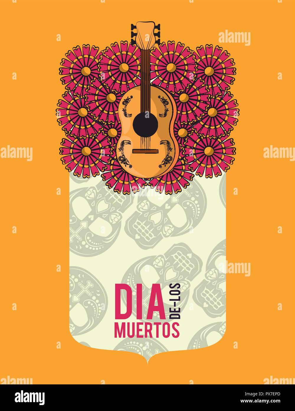day of dead card Stock Vector Image & Art - Alamy