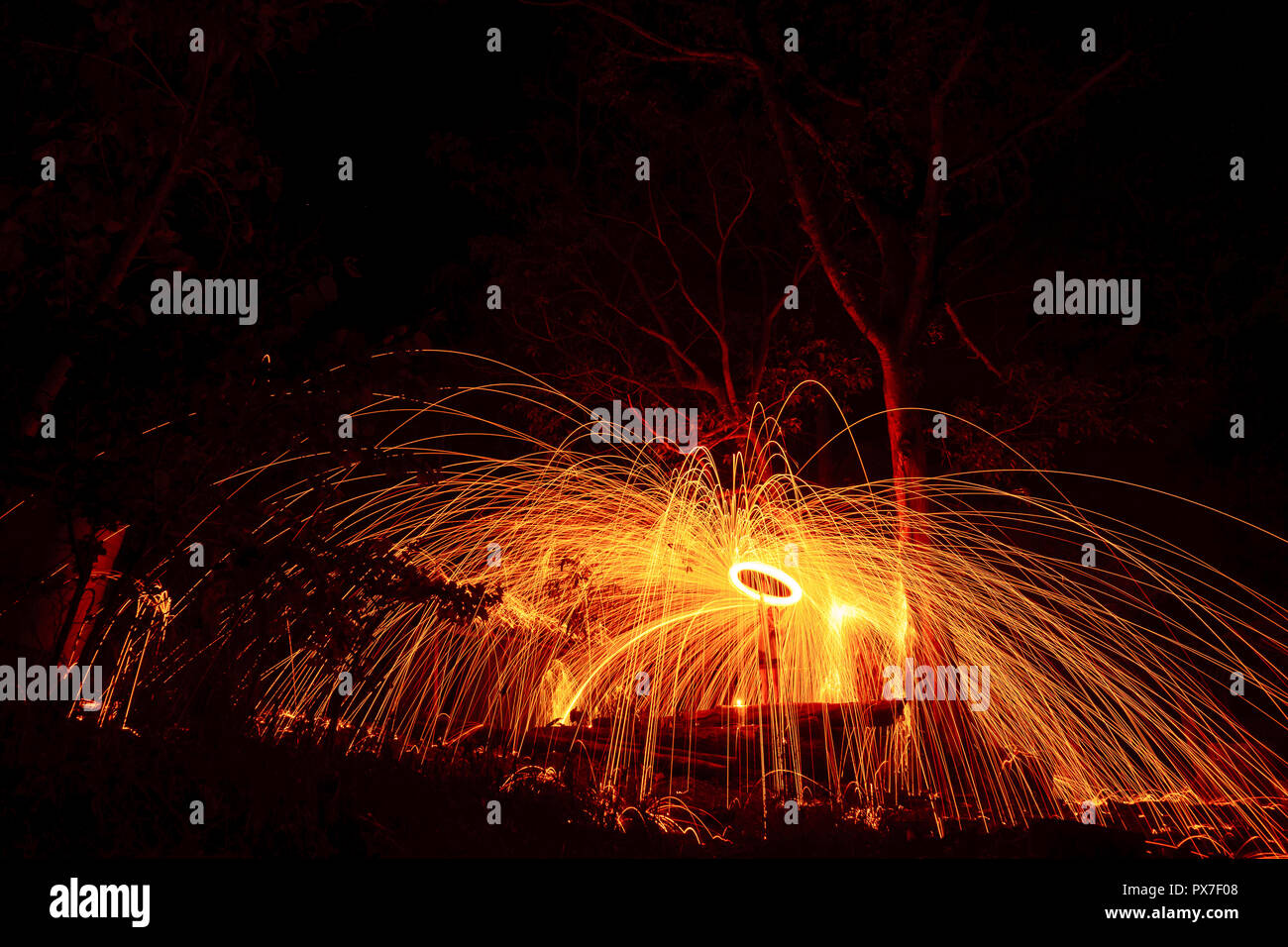 Color of creation by steel wool Stock Photo - Alamy