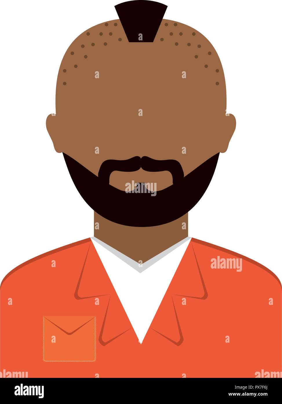 danger bandit avatar character vector illustration design Stock Vector ...