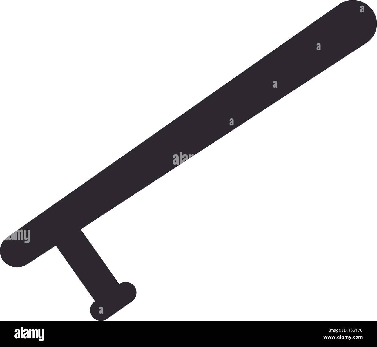 police club isolated icon vector illustration design Stock Vector Image ...