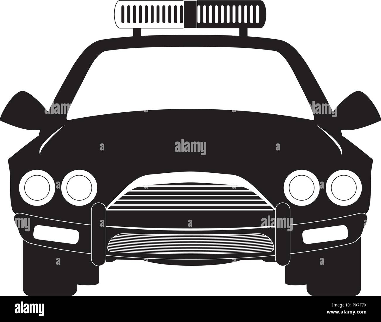 police patrol vehicle isolated icon vector illustration design Stock ...