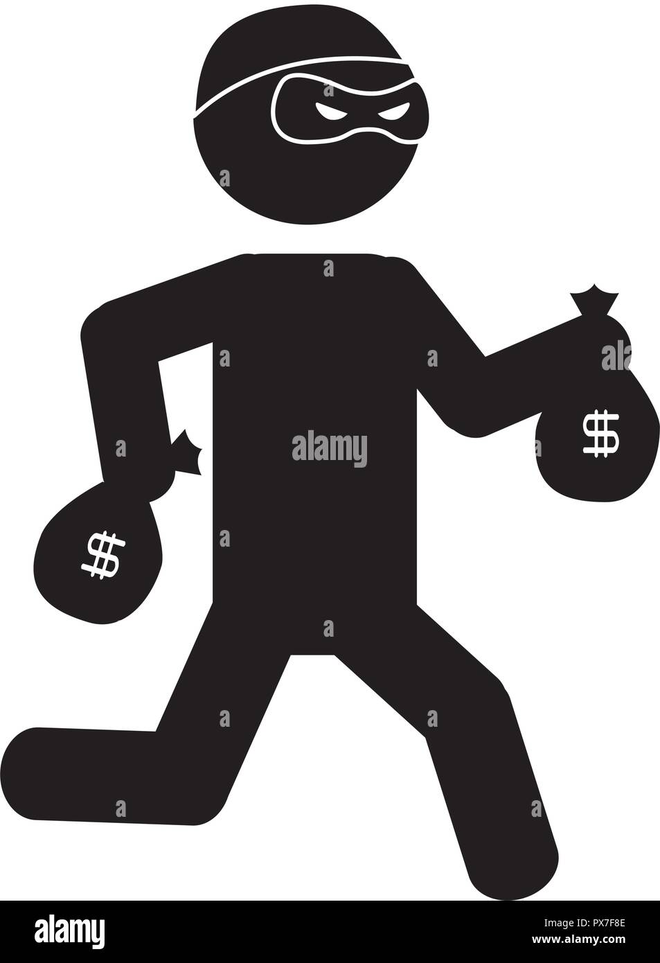 Prisoner figure Stock Vector Images - Alamy