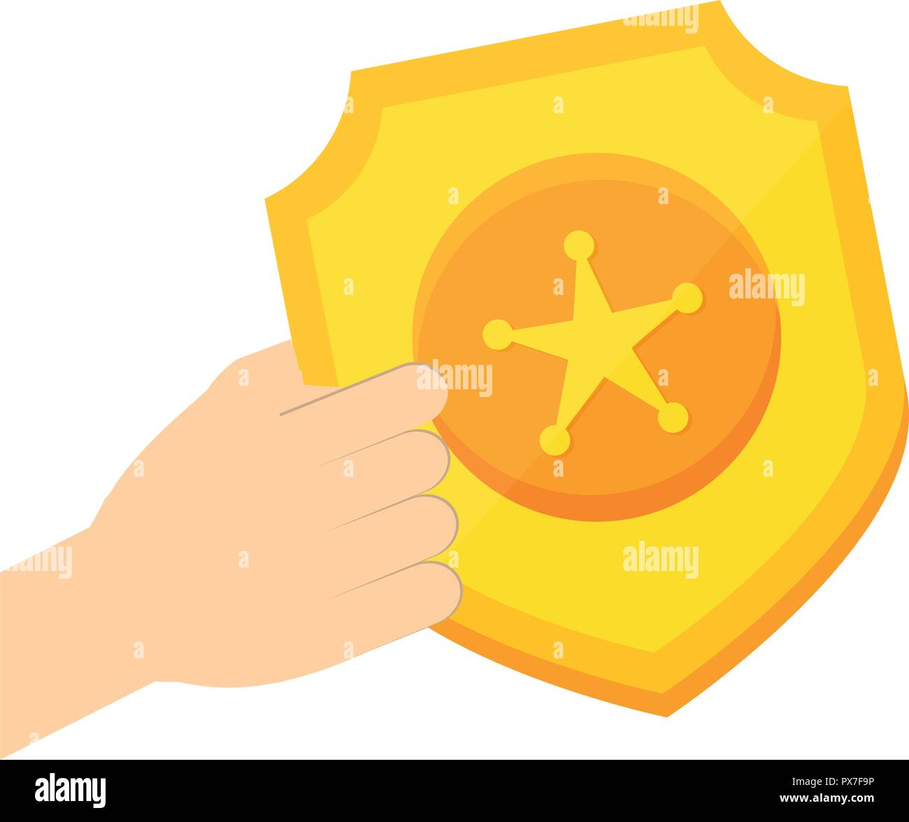 Special officer badge Stock Vector Images - Alamy