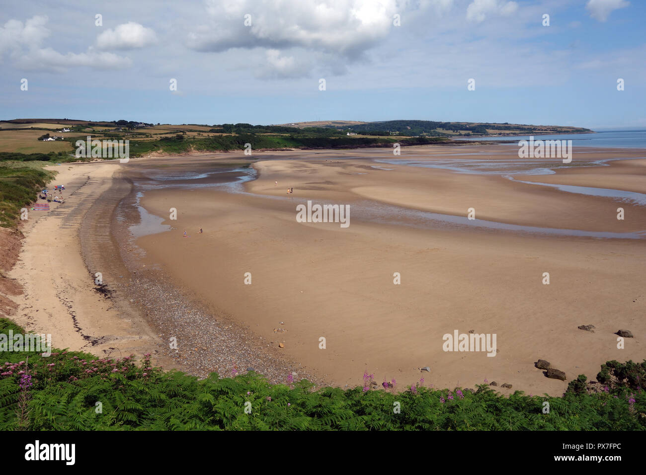 Lligwy Bay (Traeth Lligwy) near Moelfre on the Isle of Anglesey Coastal ...