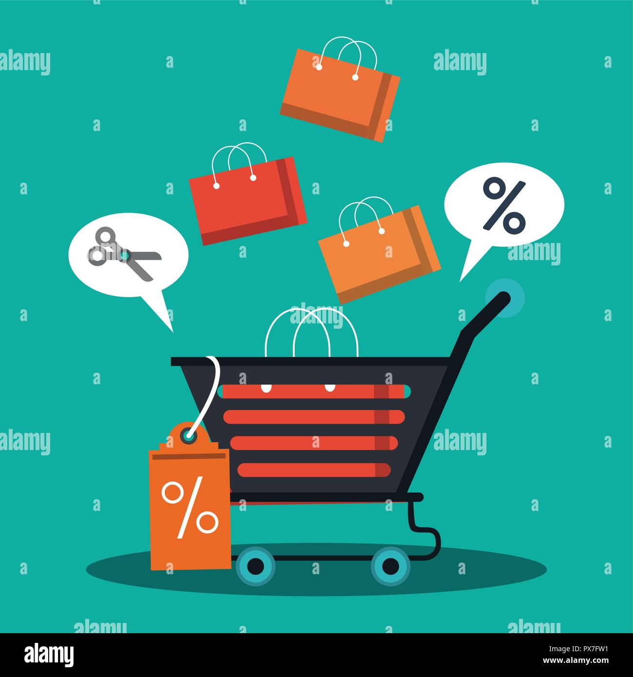 Sales and discounts Stock Vector Image & Art - Alamy
