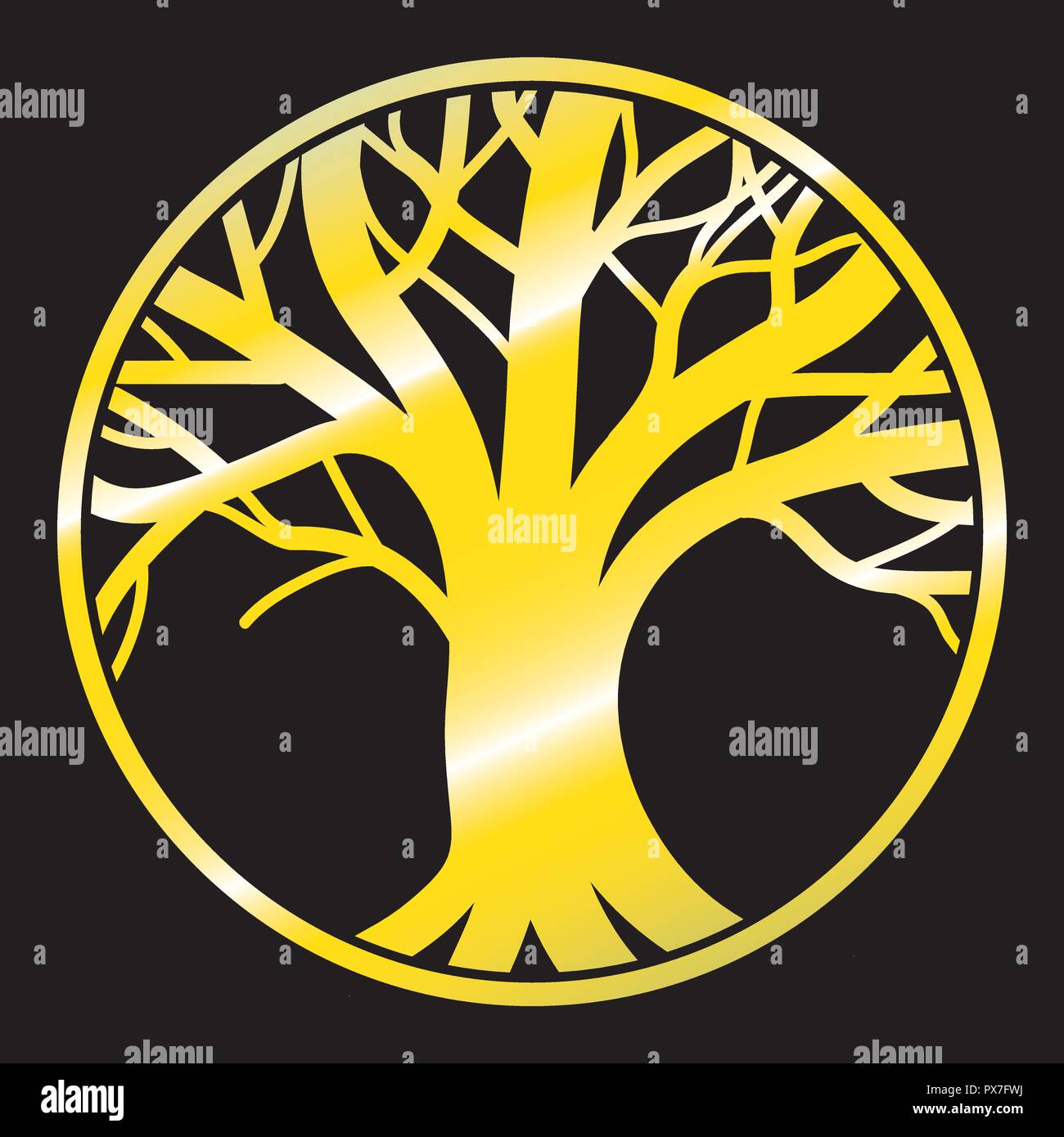 Tree Of Life Logo Symbol Stock Vector Image & Art - Alamy