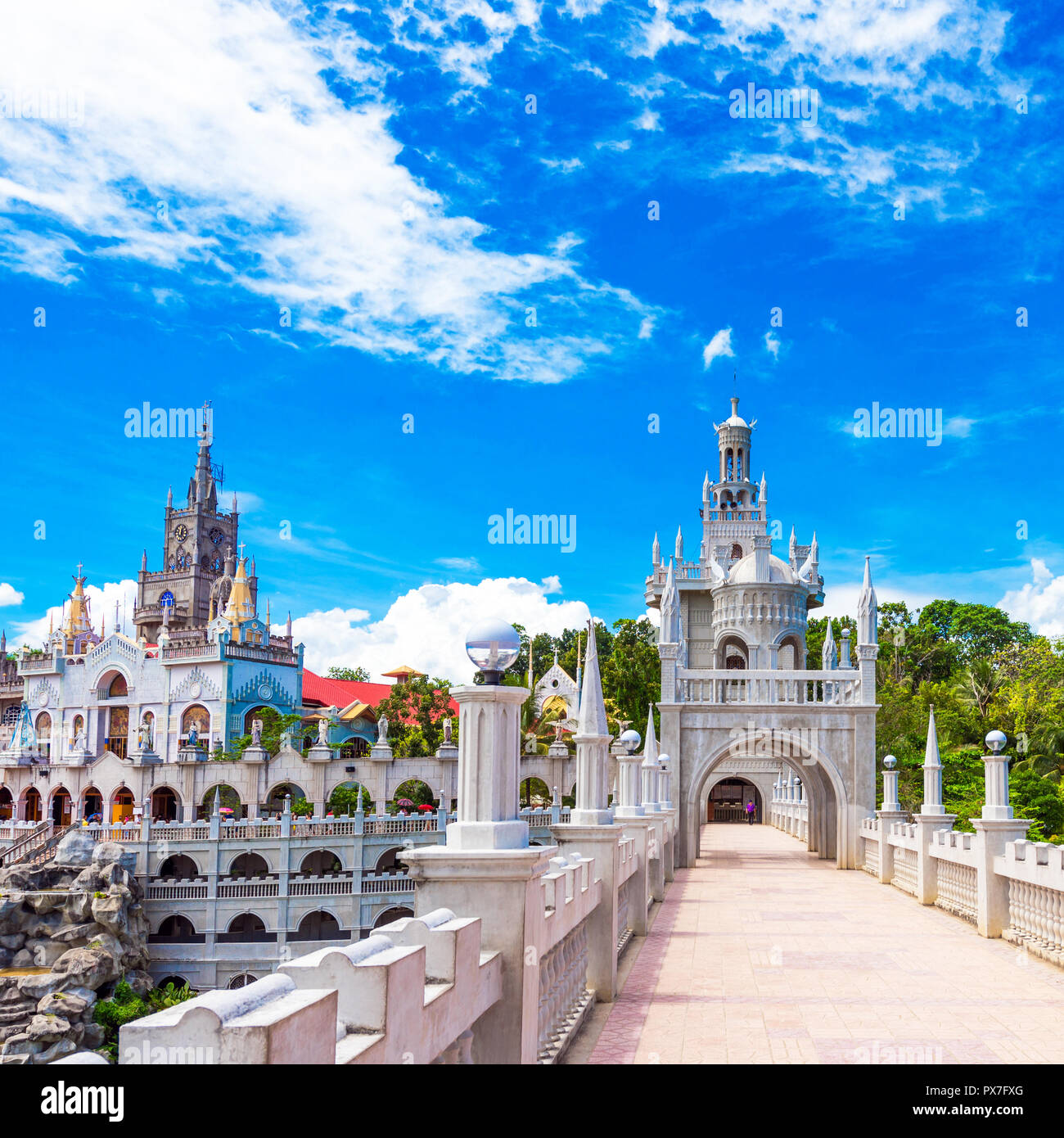 The Catholic Simala Shrine in Sibonga, Cebu, Philippines. Copy space for text Stock Photo - Alamy