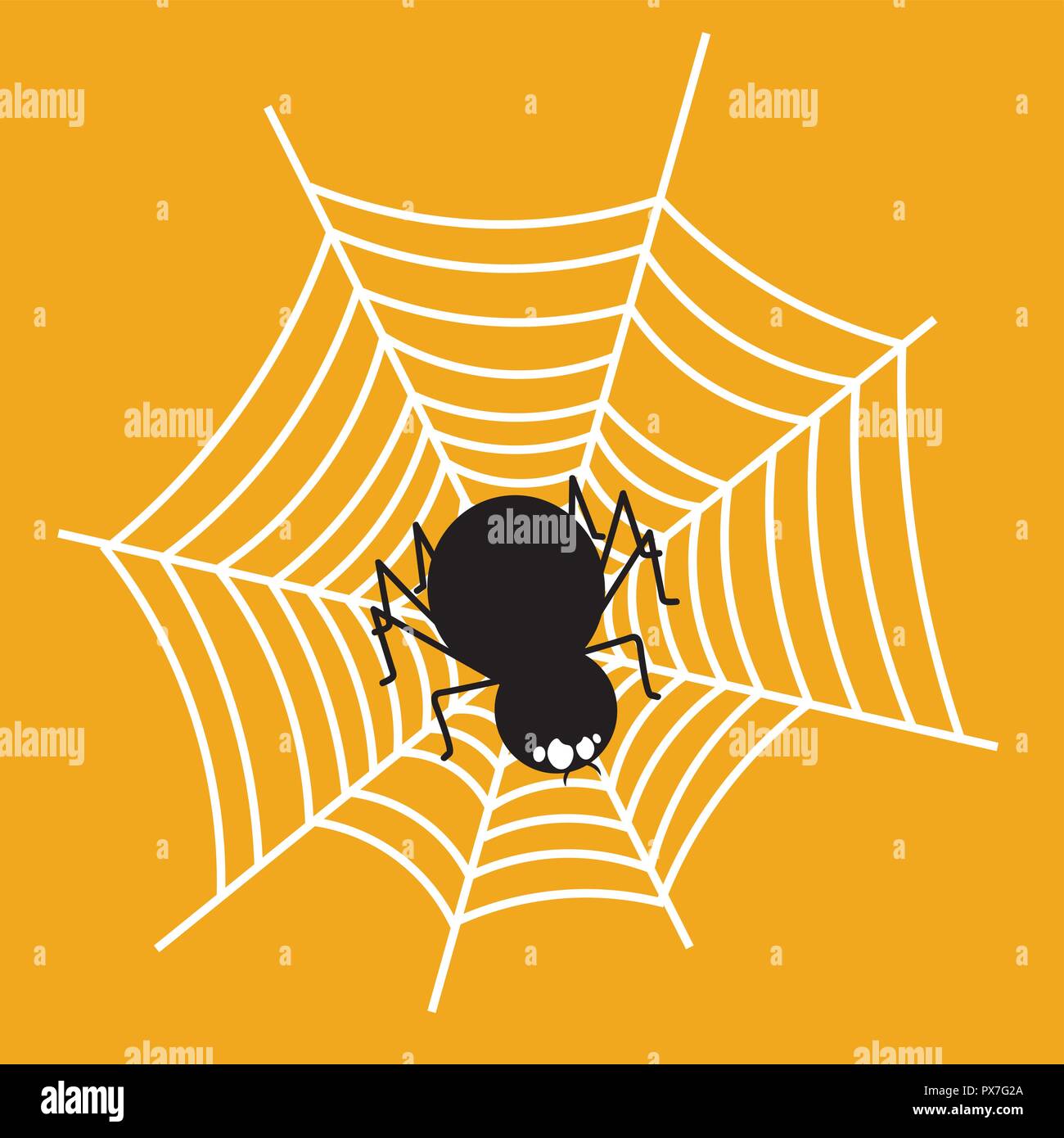 Icon spider web halloween Stock Vector Images - Alamy