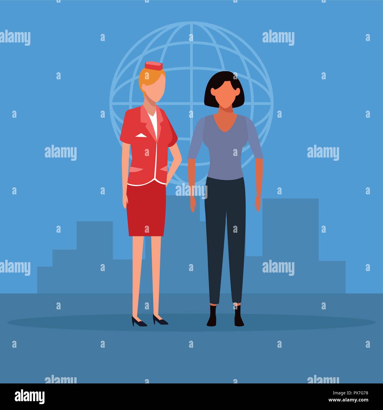 Aviation staff Stock Vector Images - Alamy