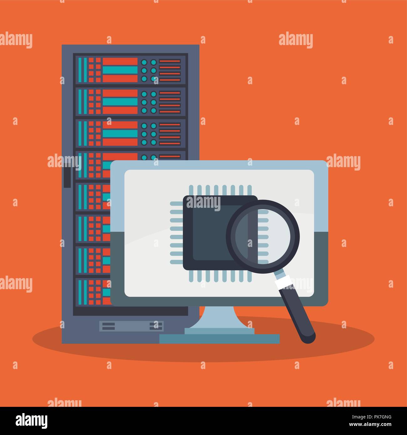 Database storage technology Stock Vector Image & Art - Alamy