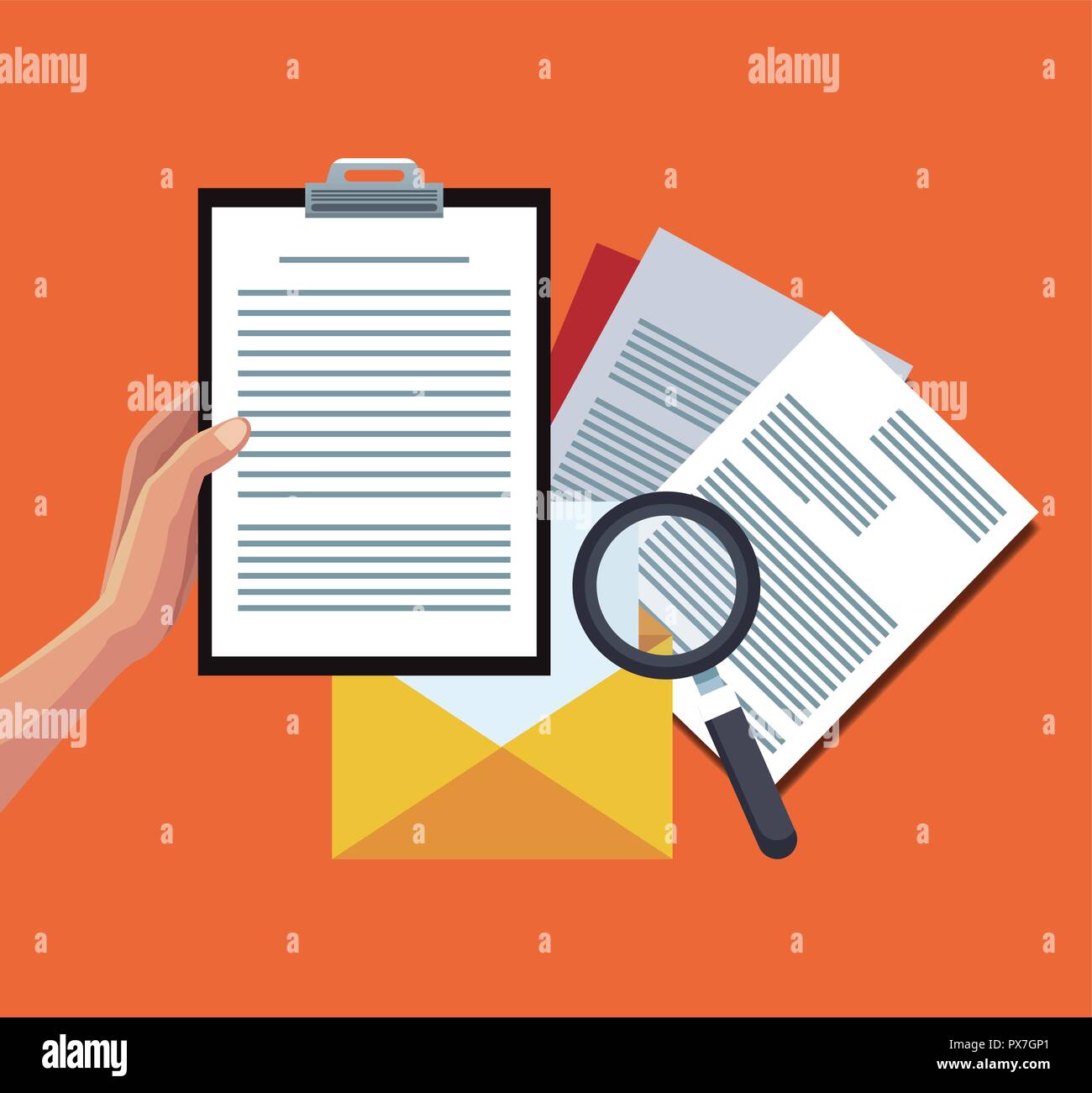 Office work concept Stock Vector Image & Art - Alamy