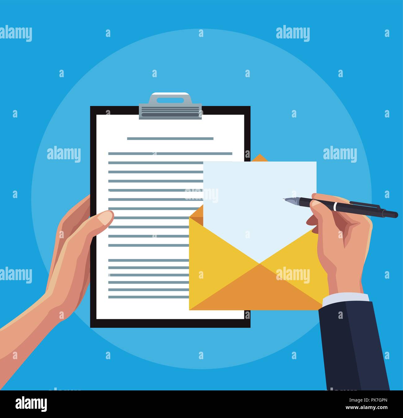 Office work concept Stock Vector Image & Art - Alamy