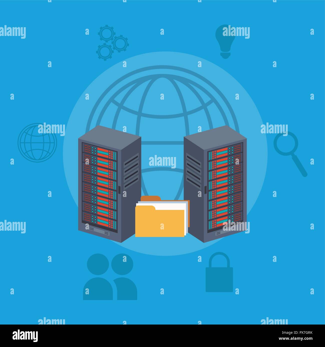 Database Storage Technology Stock Vector Image And Art Alamy