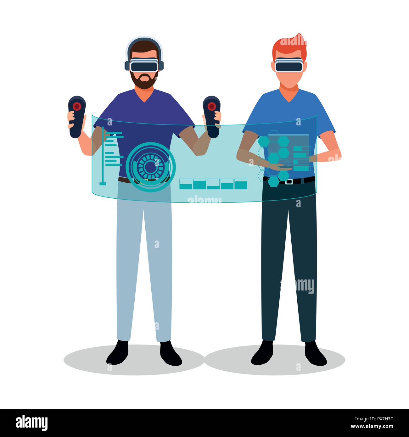 Virtual reality technology Stock Vector Image & Art - Alamy
