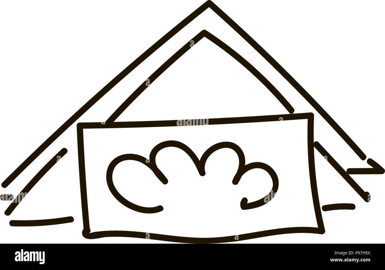 Table napkin holder with napkin close-up isolated on a white background ...