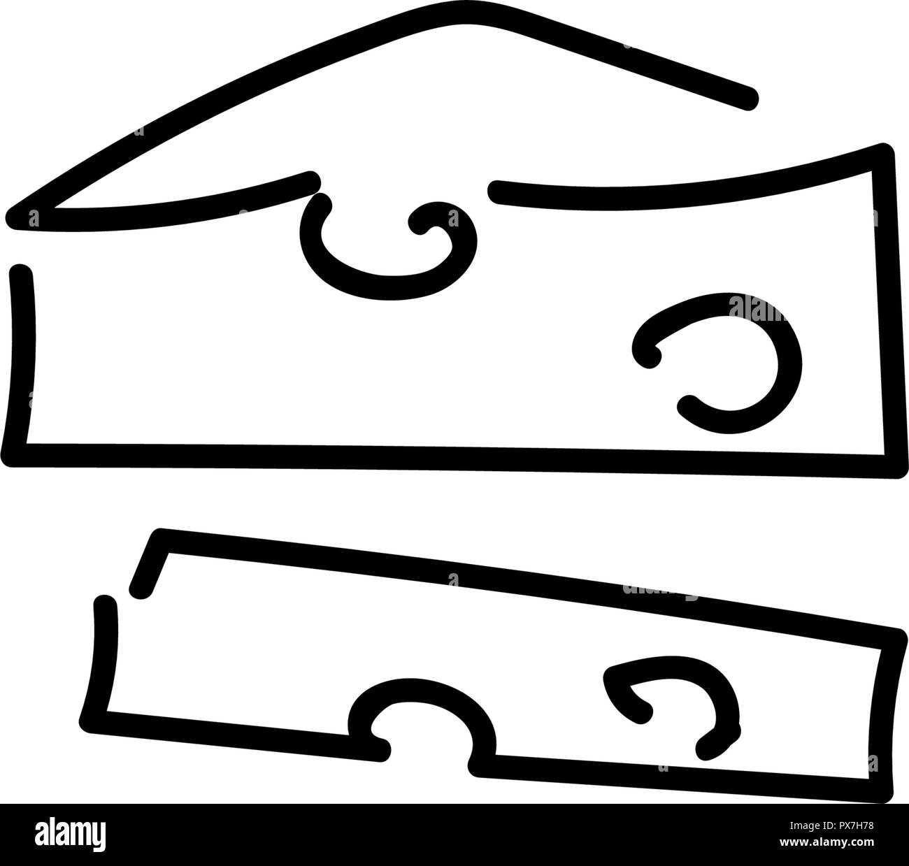 Provolone isolated Stock Vector Images - Alamy