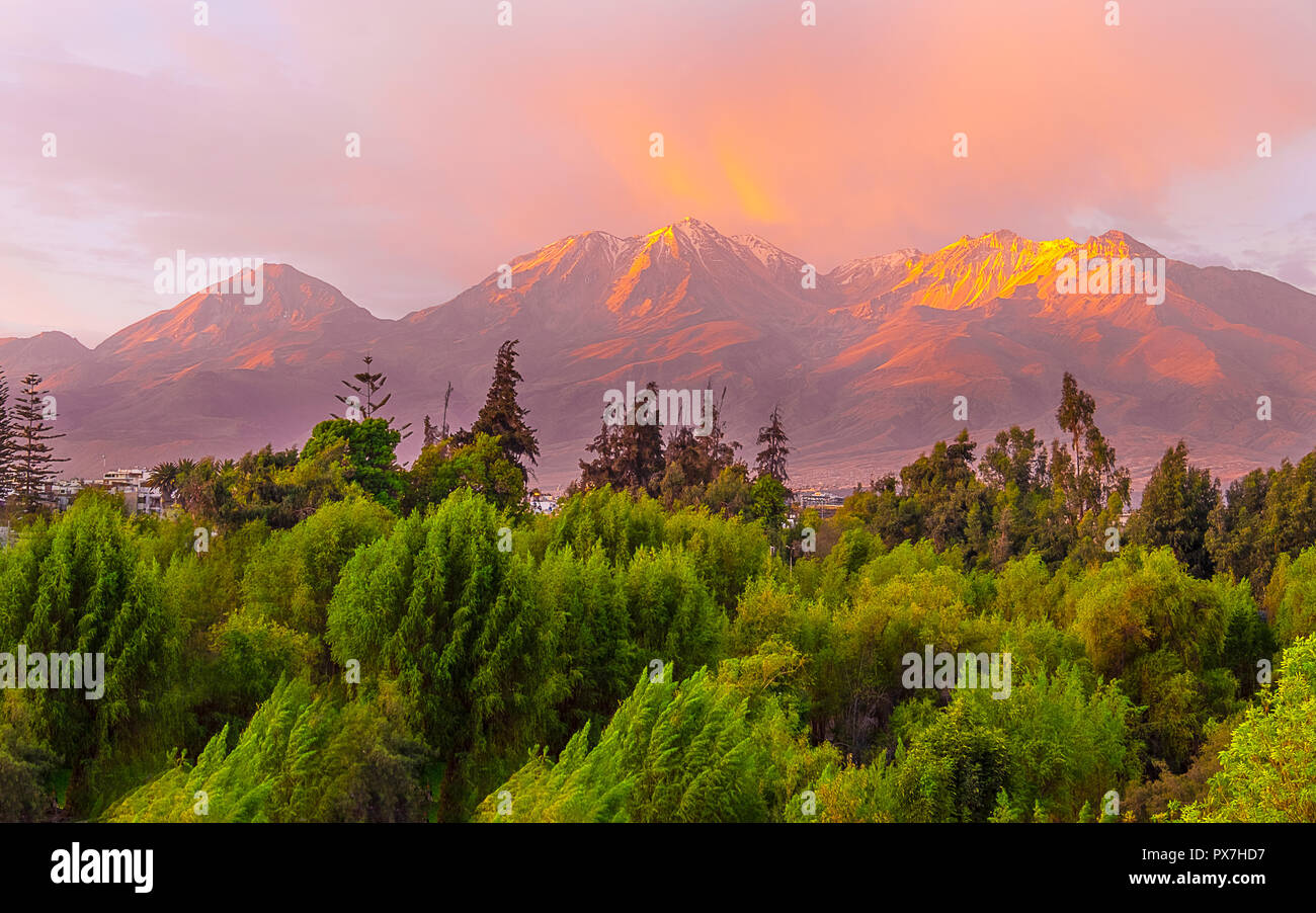 LANDSCAPE IN AREQUIPA - PERU Stock Photo - Alamy