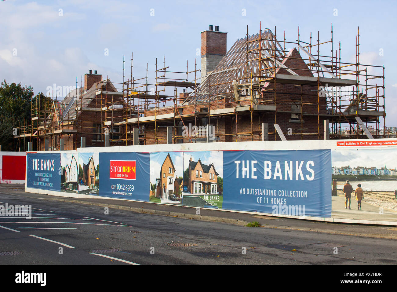 11 October 2018 A luxury building development site in Ballyholme ...