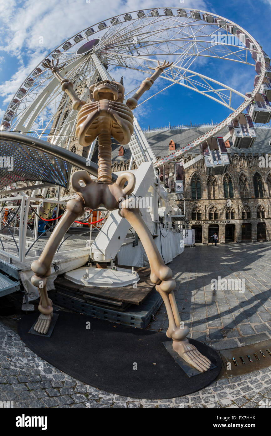 The Cloth Museum/In Flanders Field Museum in Ypres, Belgium Stock Photo ...