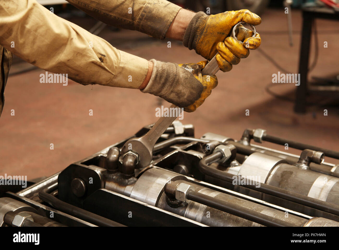 Professional heavy industry engineer works hi-res stock photography and ...