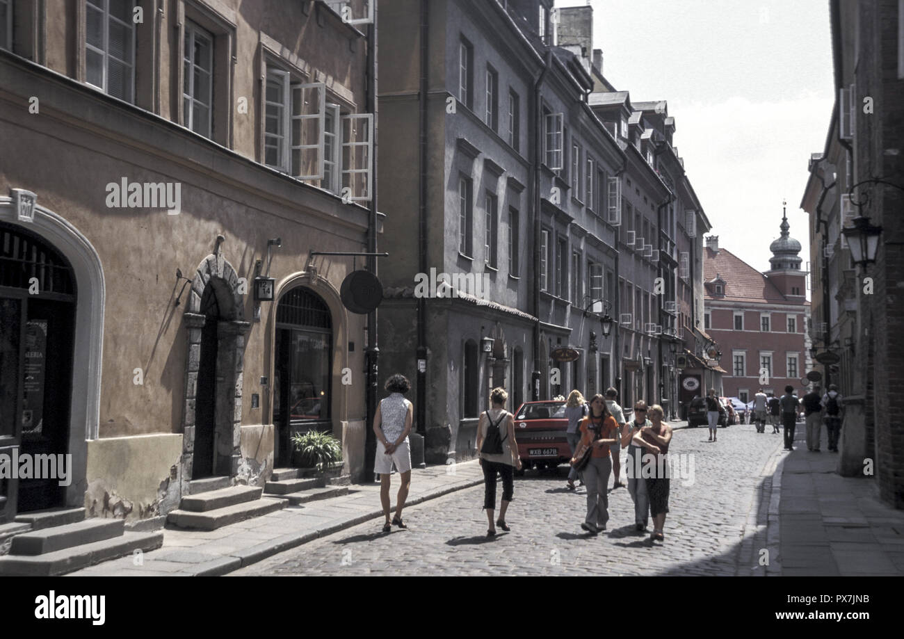 Warsaw, old town, lane, Poland, Masowia, Warszawa Stock Photo - Alamy