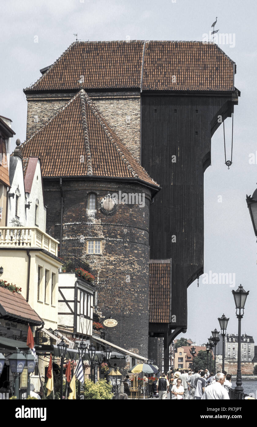 Gdansk, promenade, gate, Poland, Pommern Stock Photo - Alamy