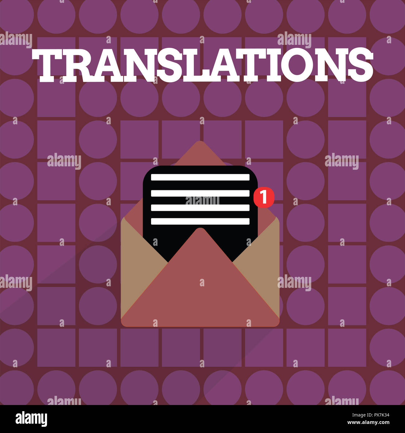 Handwriting text writing Translations. Concept meaning Process of ...