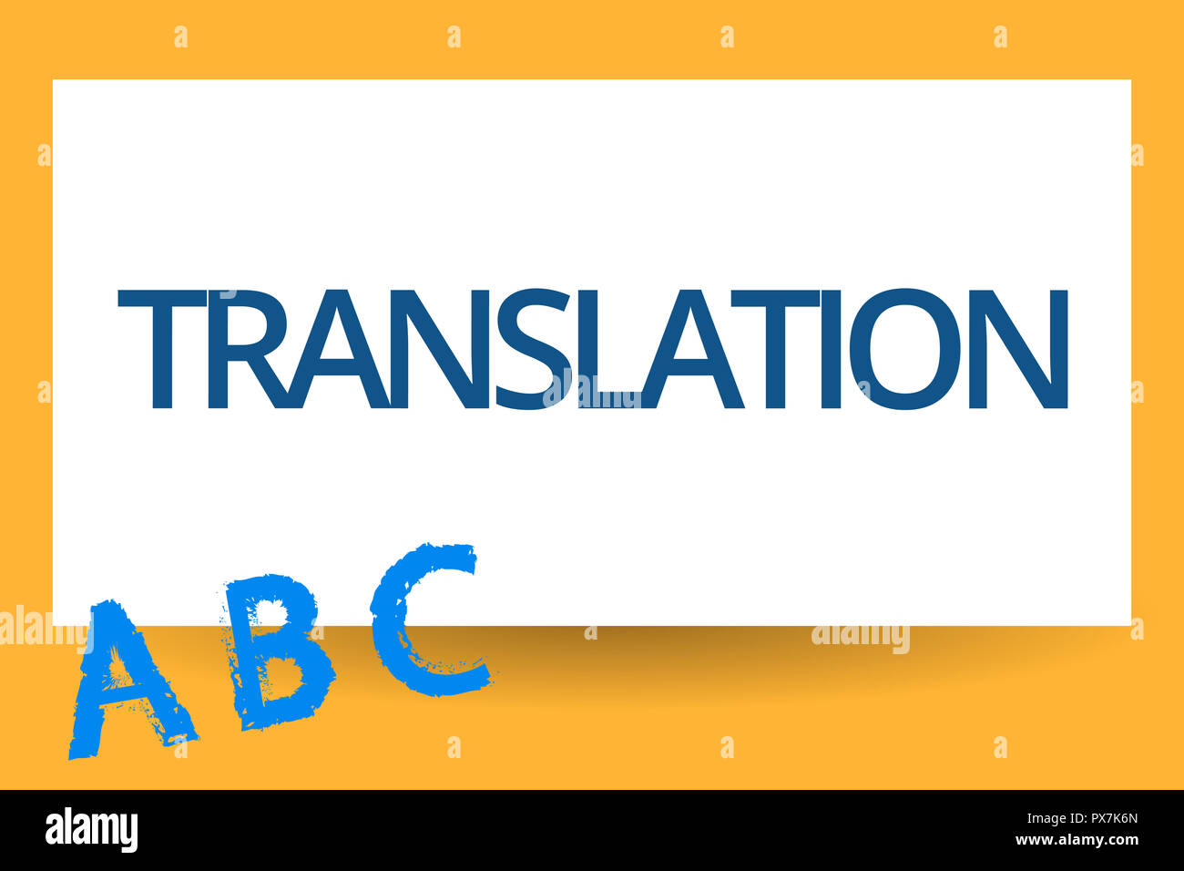 Text sign showing Translation. Conceptual photo Process of translating ...