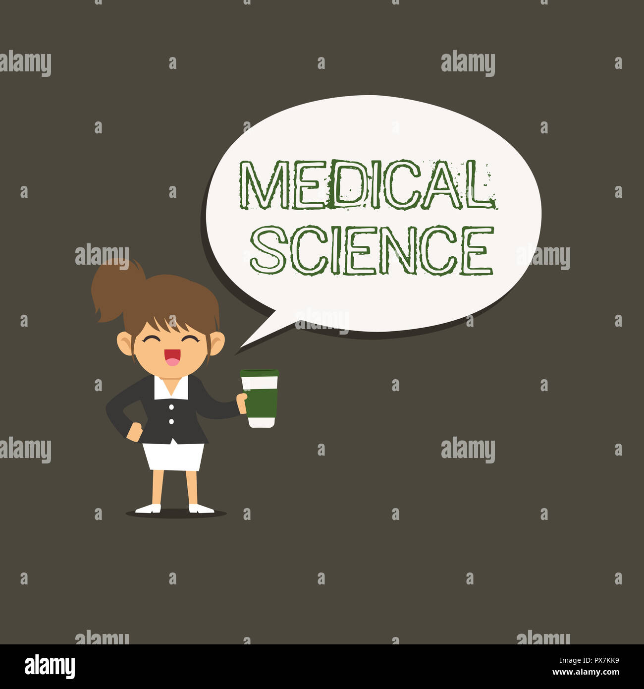 Conceptual hand writing showing Medical Science. Business photo ...