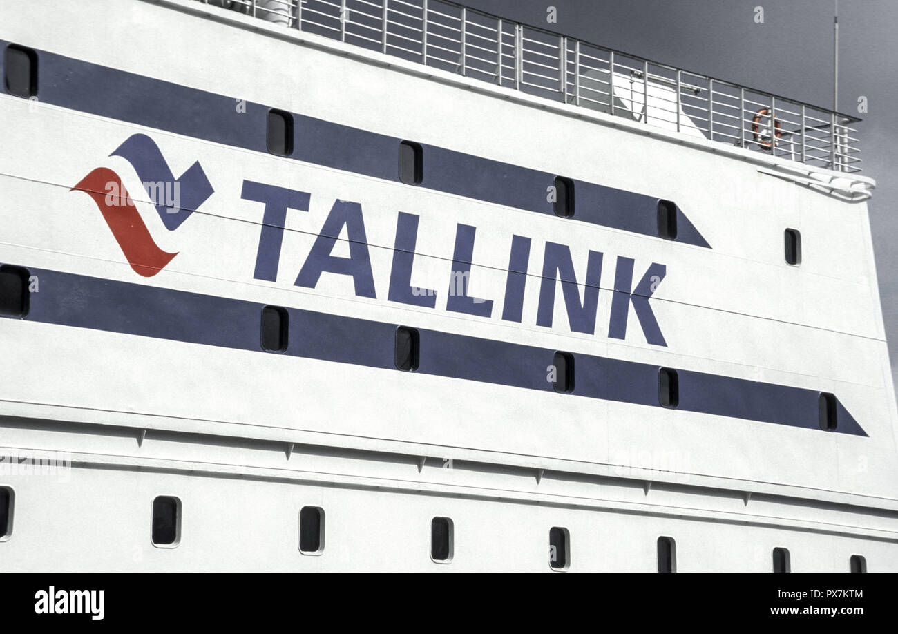 Ship, Tallink, Sweden, Stockholm, harbour Stock Photo - Alamy