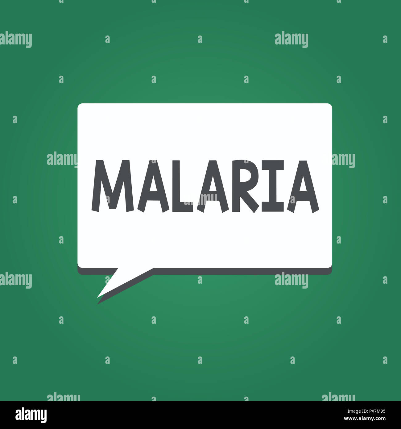 Conceptual hand writing showing Malaria. Business photo text Life ...
