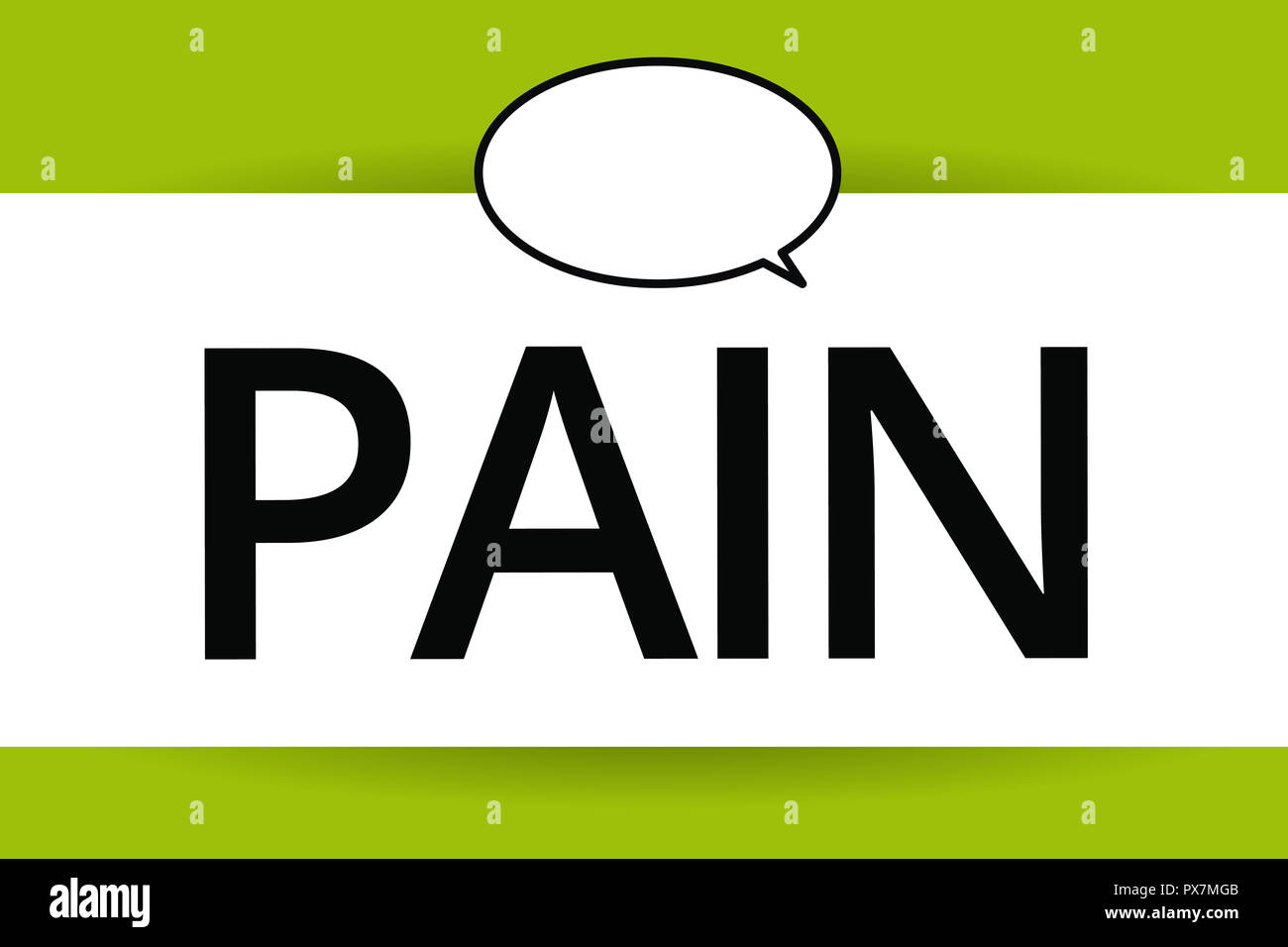 Word writing text Pain. Business concept for Highly nasty physical ...