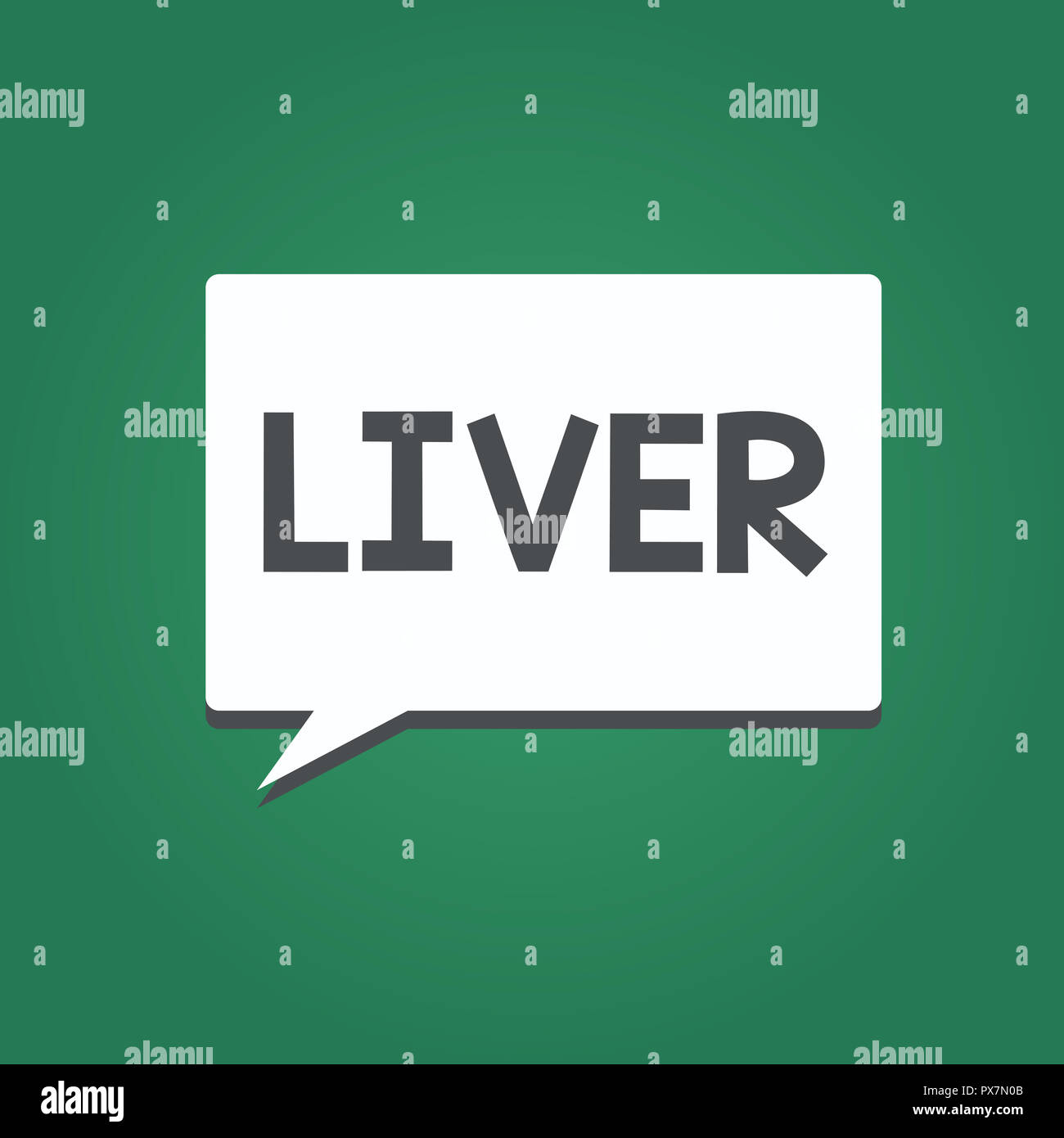 Conceptual hand writing showing Liver. Business photo text Large lobed ...