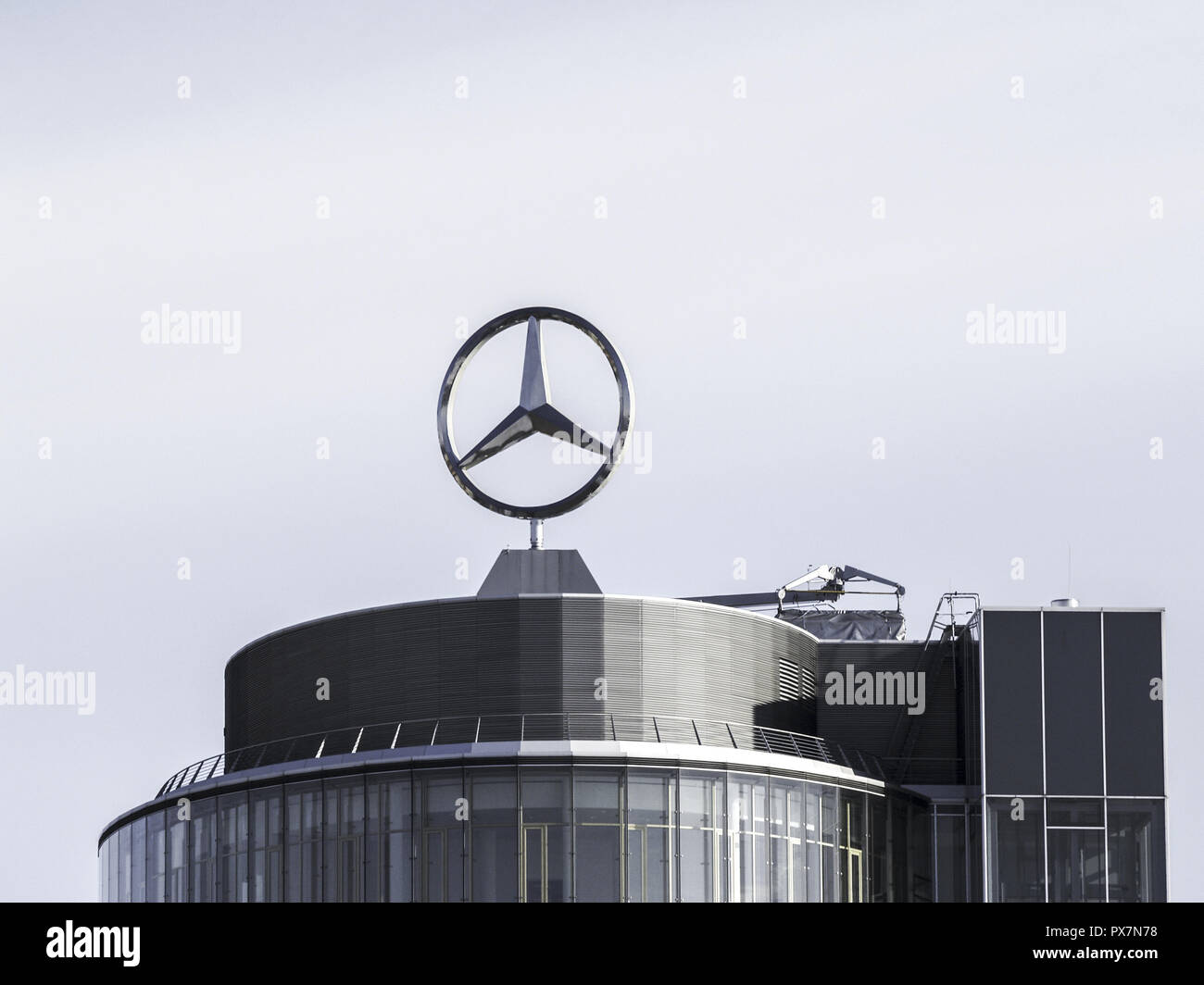 Munich, Mercedes Tower, Germany, Bavaria Stock Photo - Alamy