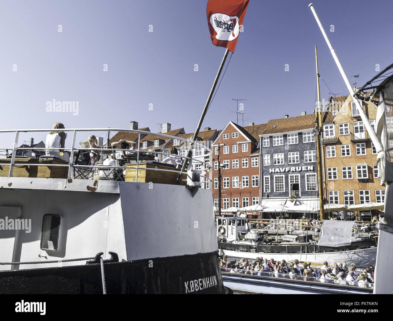 Copenhagen, Nyhavn, Denmark, Seeland, Kopenhagen Stock Photo - Alamy