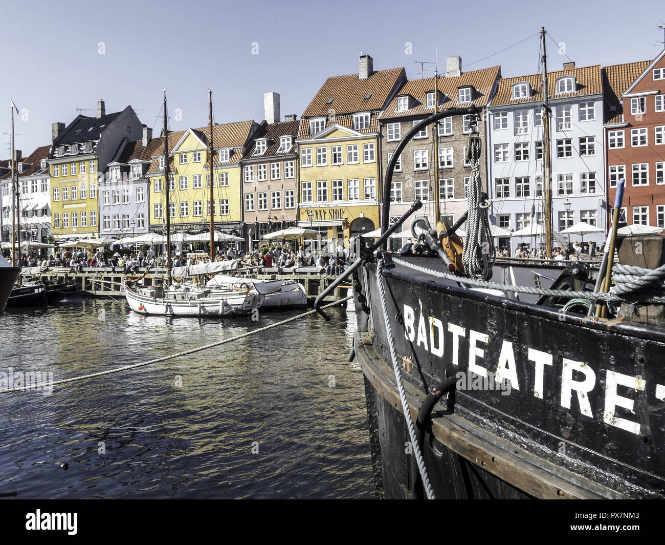 Copenhagen, Nyhavn, Denmark, Seeland, Kopenhagen Stock Photo - Alamy