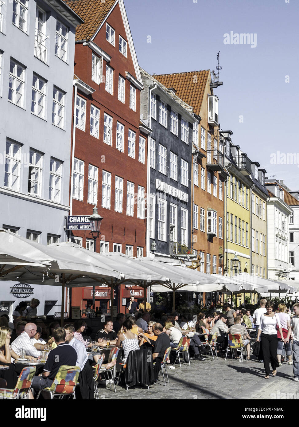 Copenhagen, Nyhavn, Denmark, Seeland, Kopenhagen Stock Photo - Alamy