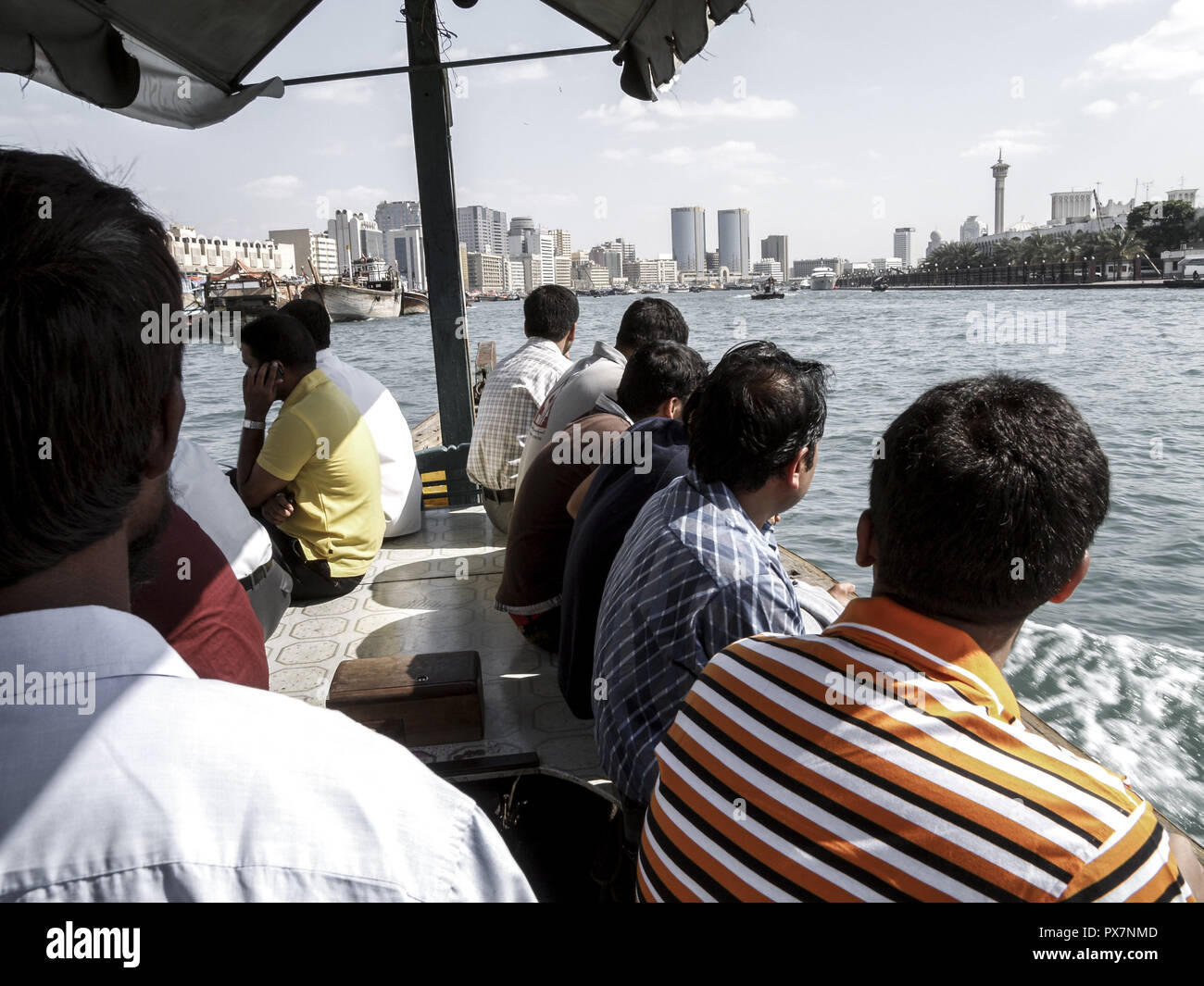 Dubai Creek, Twin Towers, United Arab Emirates, Dubai Stock Photo - Alamy