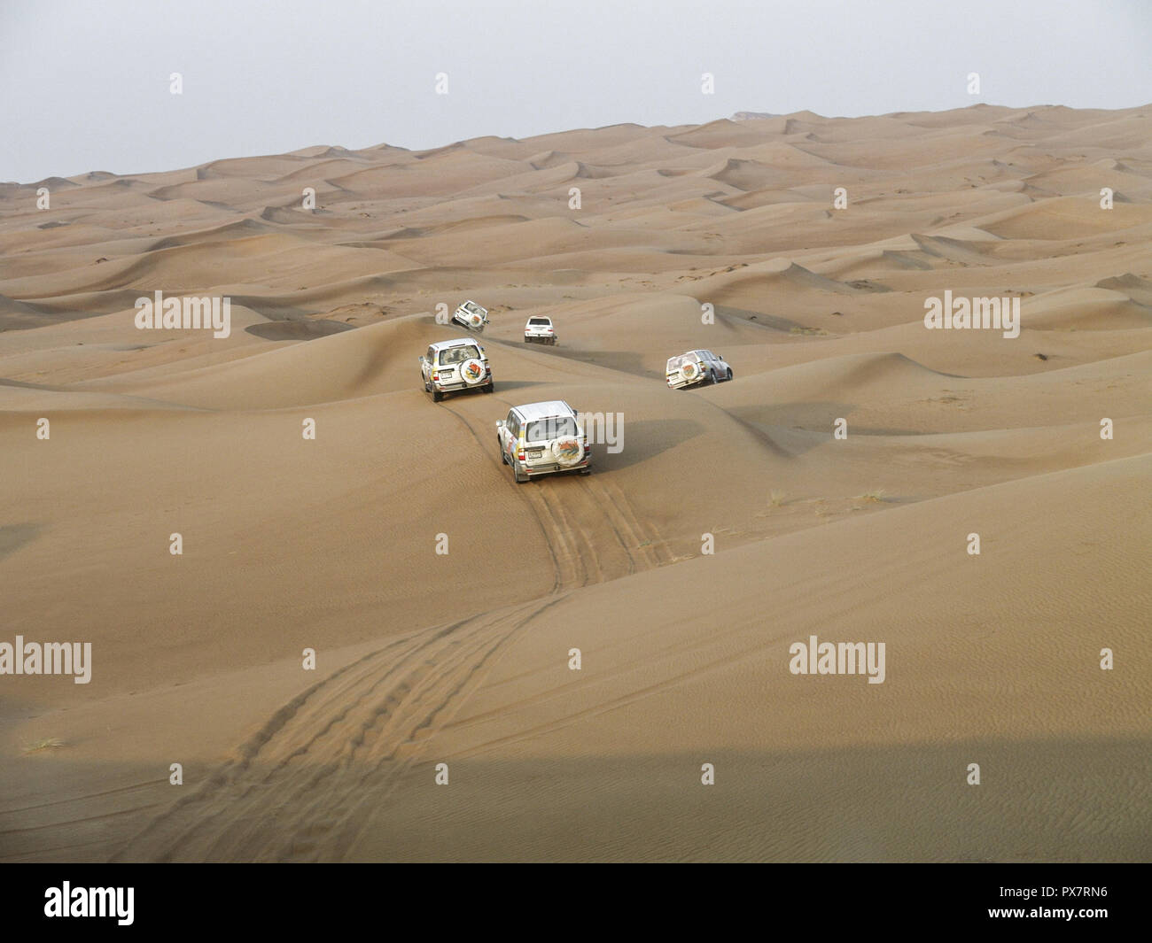 Desert safari with 4-wheel-drive, 4 x 4, United Arab Emirates, Dubai ...