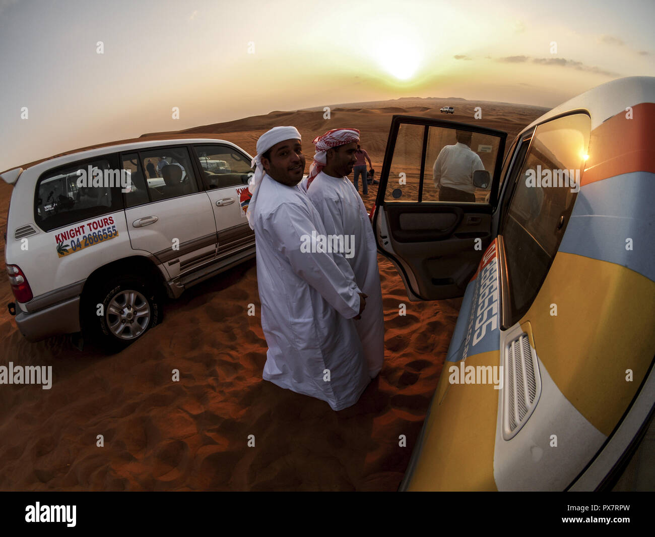 Desert safari with 4-wheel-drive, 4 x 4, United Arab Emirates, Dubai ...