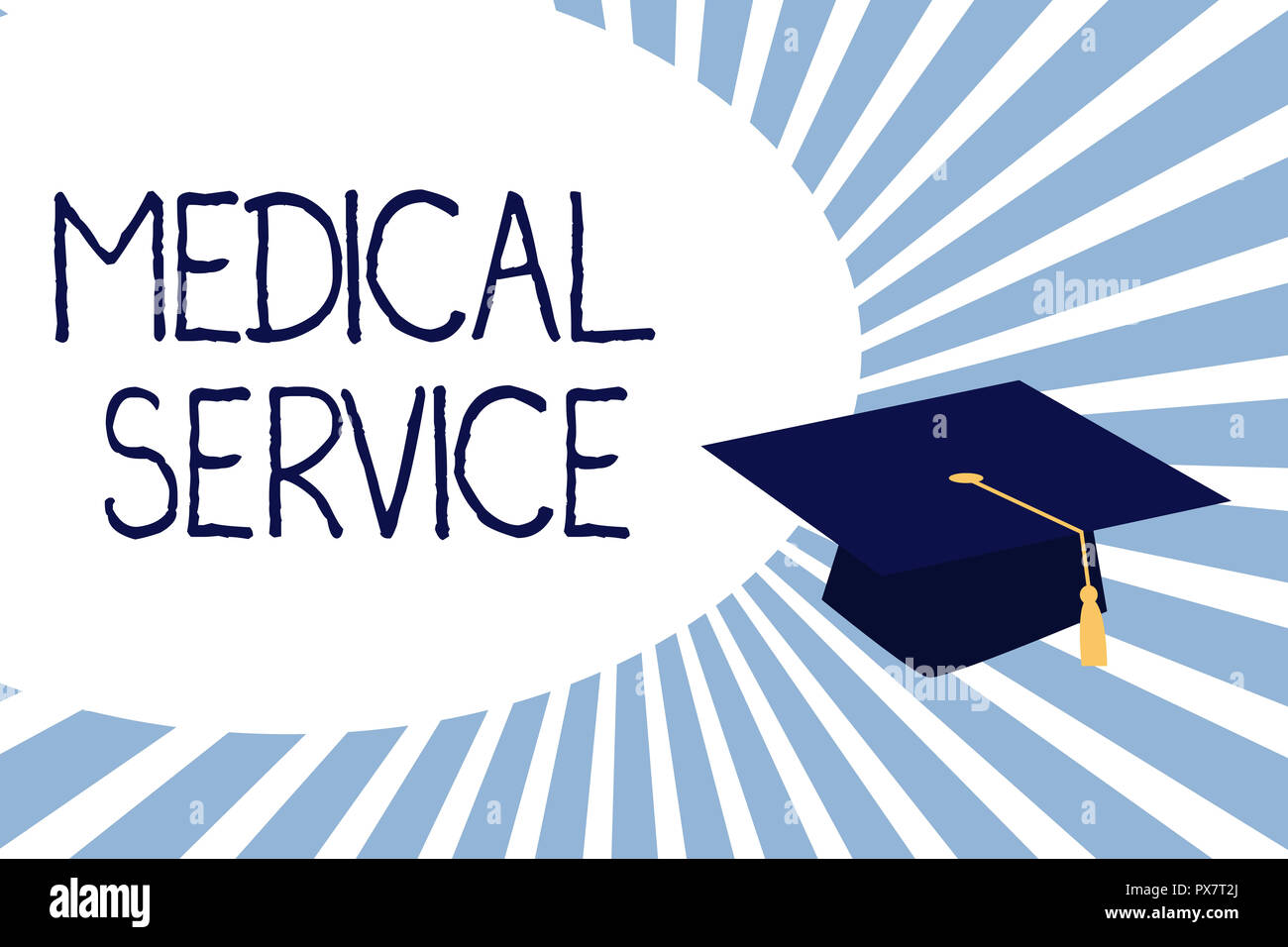 Text sign showing Medical Service. Conceptual photo Doing medical ...