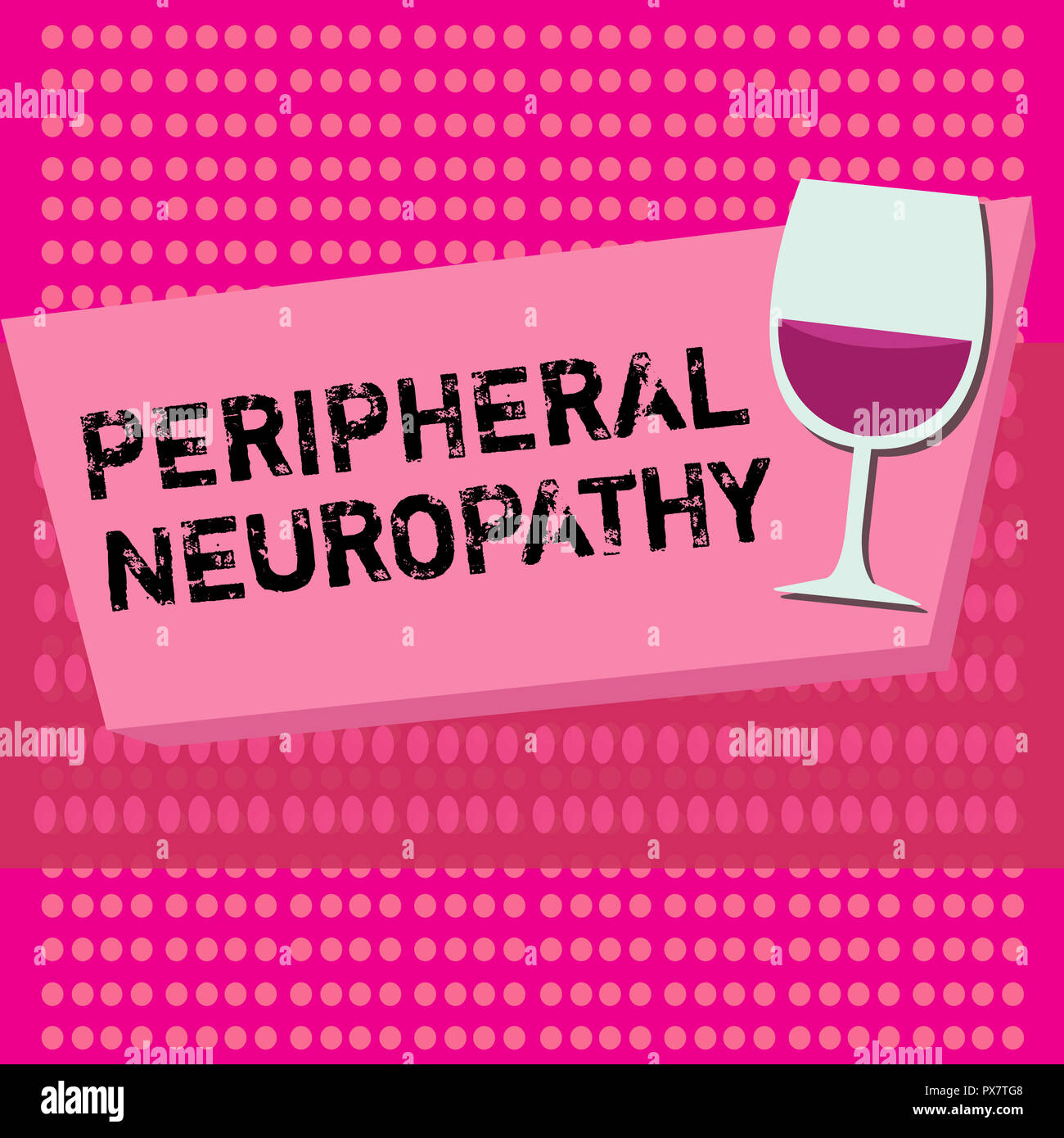 Text sign showing Peripheral Neuropathy. Conceptual photo Condition ...
