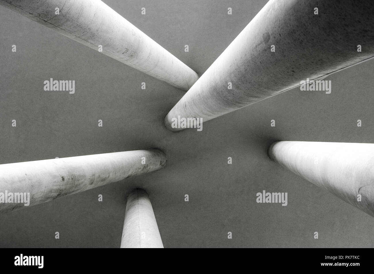 Zaha Hadid on the Danube canal, Austria, Vienna, Danube Channel Stock ...