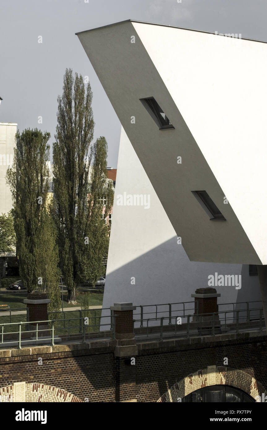 Zaha Hadid on the Danube canal, Austria, Vienna, Danube Channel Stock ...