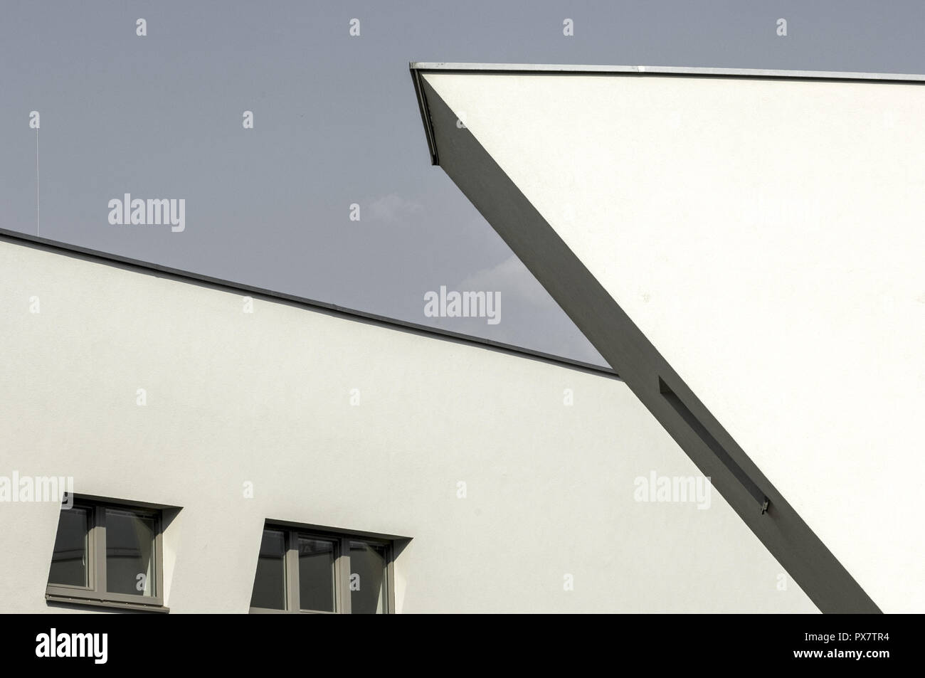 Zaha Hadid on the Danube canal, Austria, Vienna, Danube Channel Stock ...